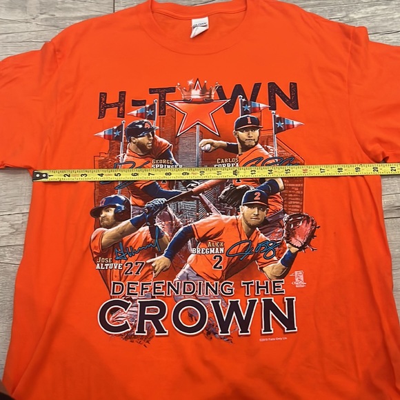 Gildan | Shirts | Gildan Htown Crown Springer Correa Altuve Bergman Tshirt | Poshmark